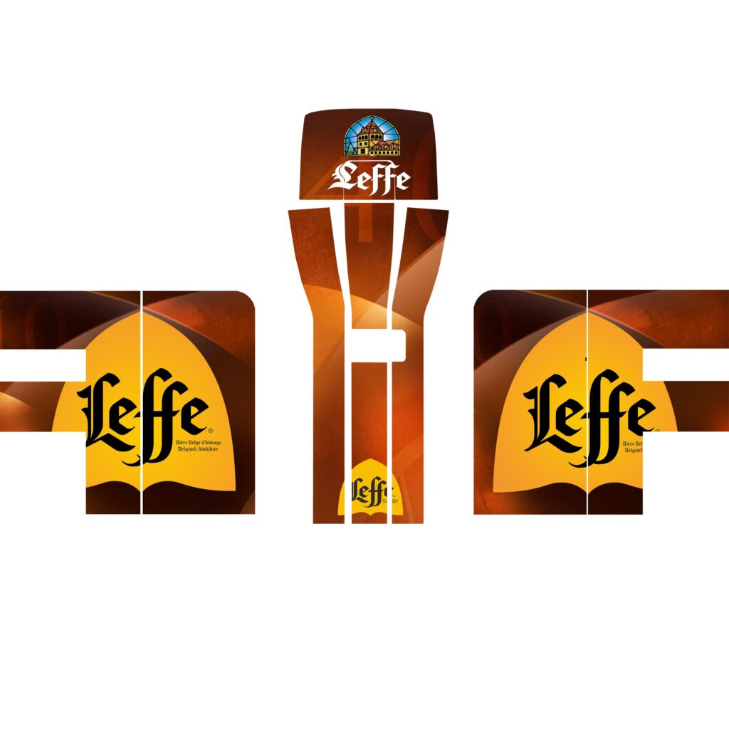 Leffe stain glass wrap