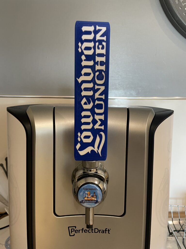 Lowenbrau Perfect draft Pro handle